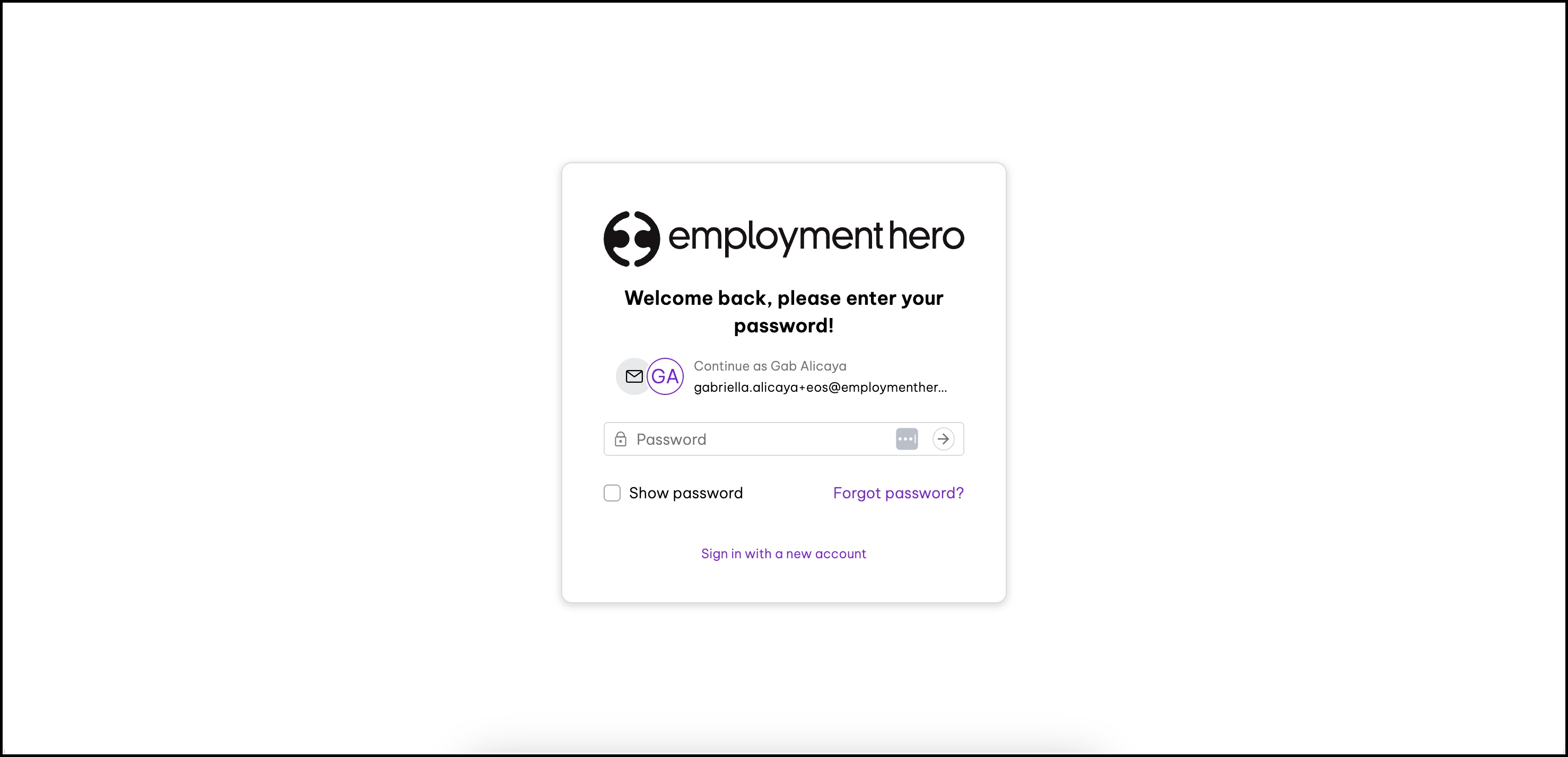 Introducing the new enhanced login experience – Employment Hero Help ...