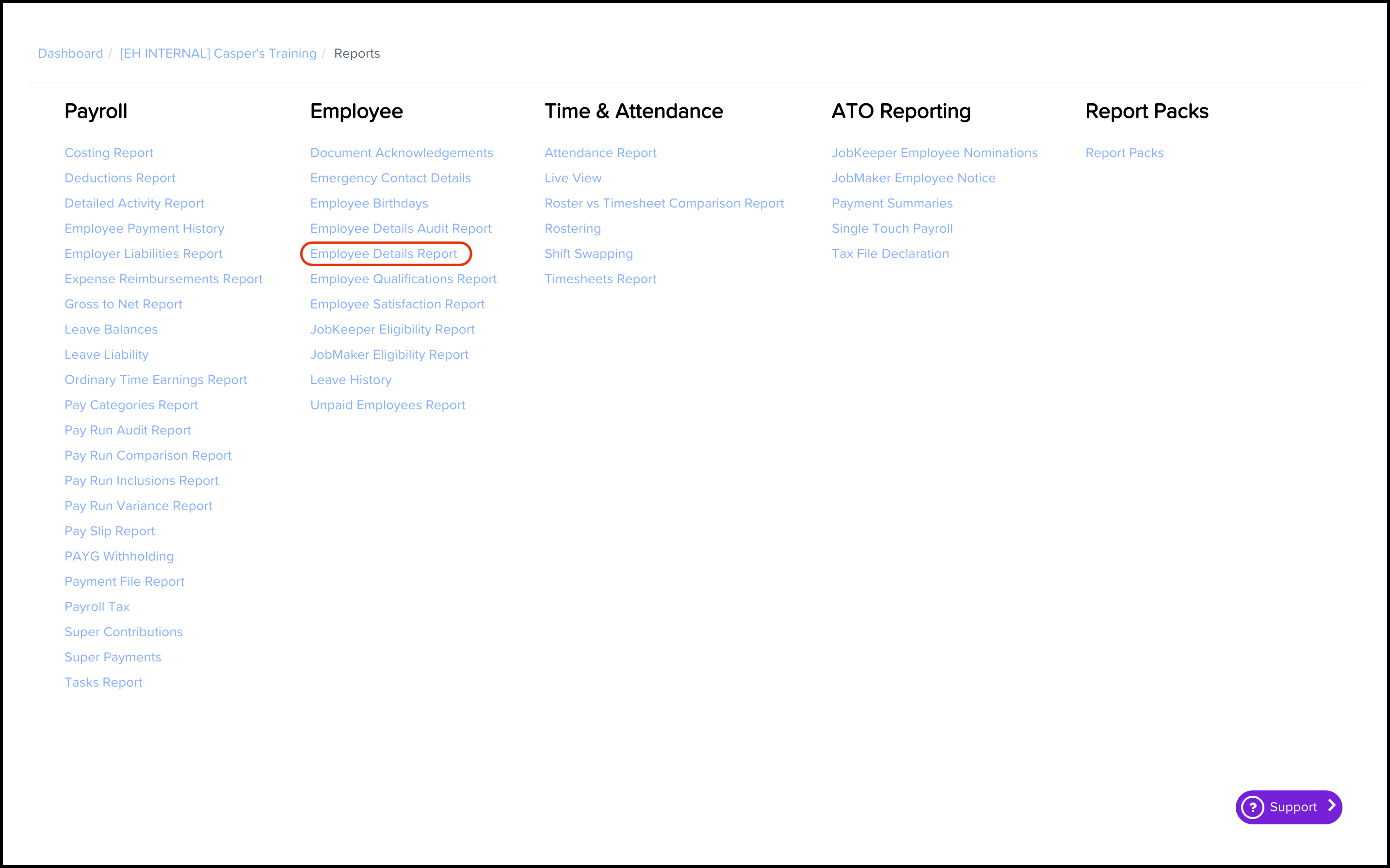 1. Review Employee Details – TurnPoint Knowledge Base